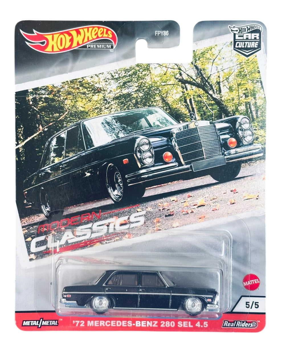 Hot Wheels Premium Modern Classics '72 Mercedes-Benz 280 SEL 4.5 – DiecastYard