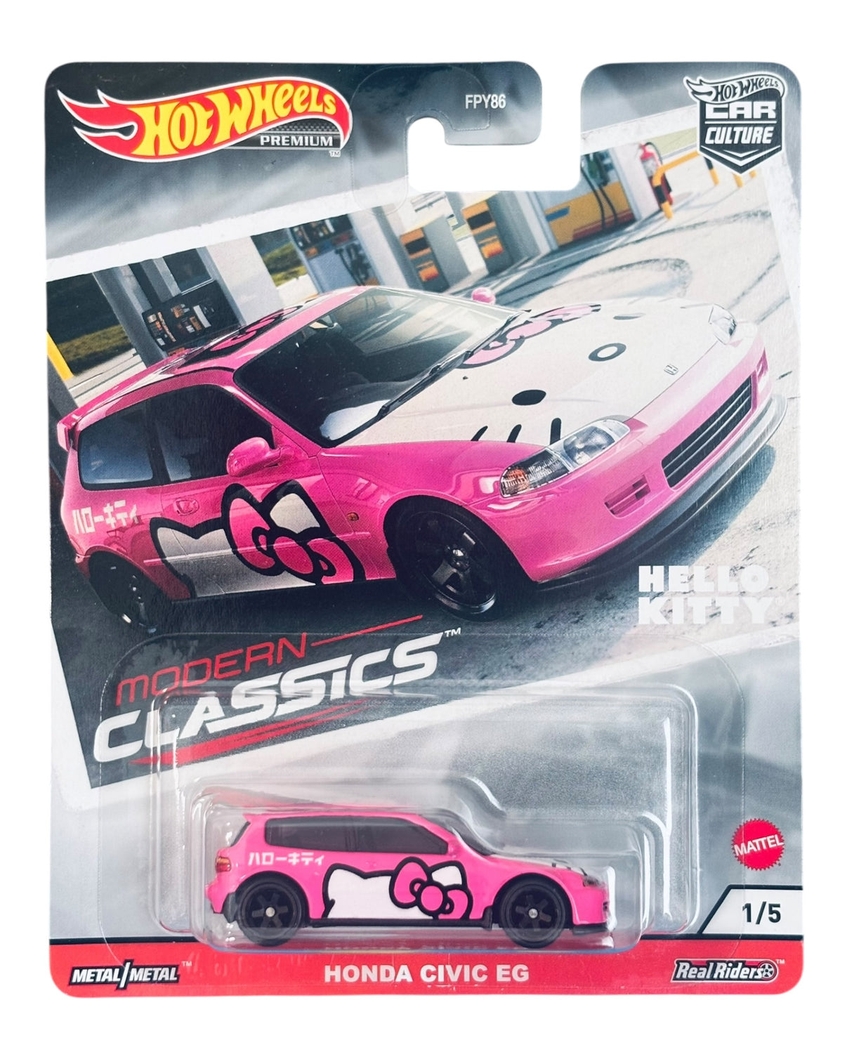 Hot Wheels Premium Modern Classics Honda Civic EG (Hello Kitty ...
