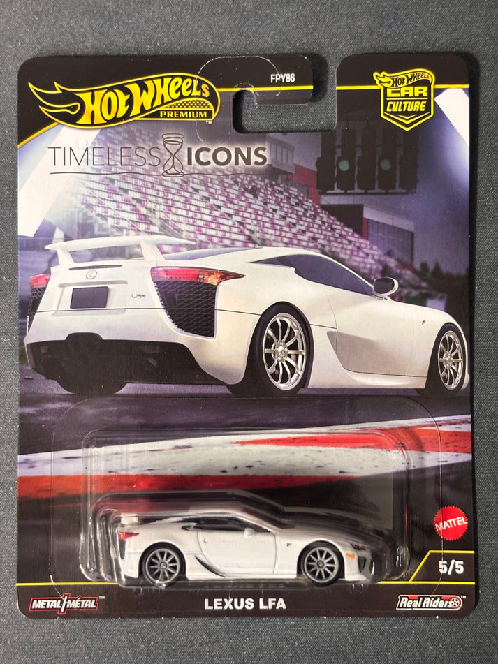 Hot Wheels Premium Timeless Icons Lexus LFA – DiecastYard
