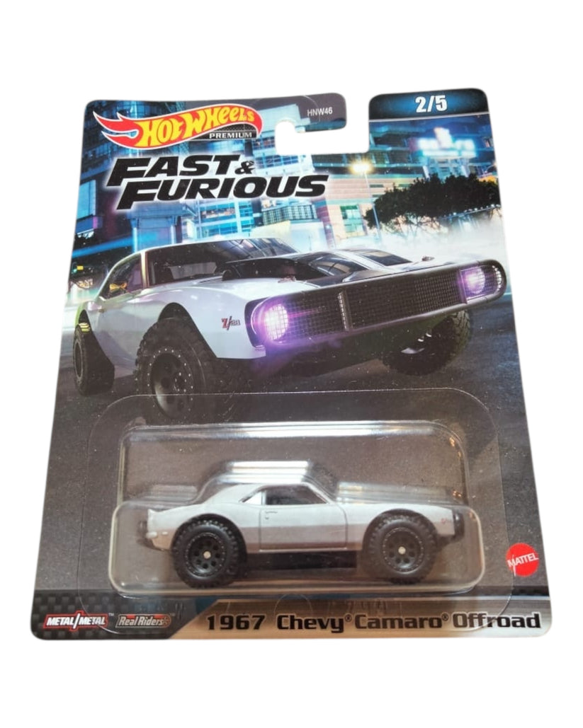 Hot Wheels Premium Fast and Furious 1967 Chevy Camaro Offroad – DiecastYard